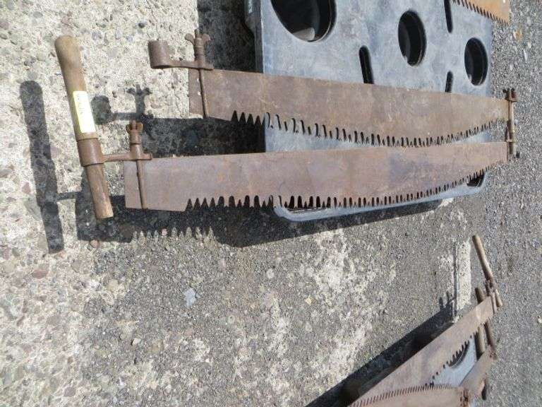Two 2-Man Saws - Lambrecht Auction, Inc.