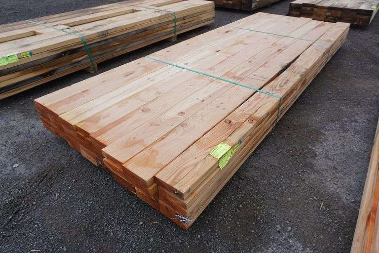 Doug Fir Dimensional Lumber 2"x6"x10' - Lambrecht Auction, Inc.