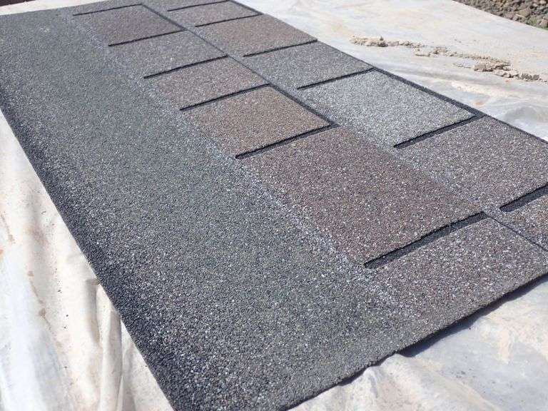 Taupe Slate Architectural Shingles - Lambrecht Auction, Inc.