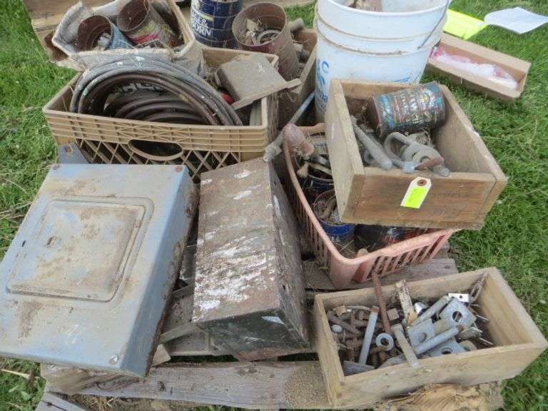 Pallet Of Misc Hardware - Lambrecht Auction, Inc.
