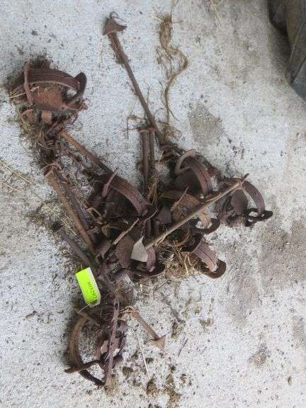 Eight Coil Spring Traps - Rusty - Lambrecht Auction, Inc.