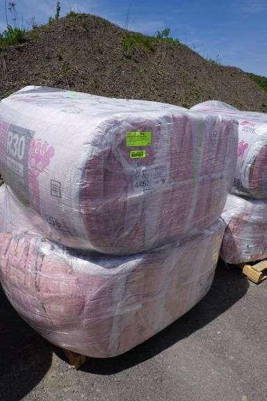 Fiberglass Bagged Insulation R-30 - Lambrecht Auction, Inc.