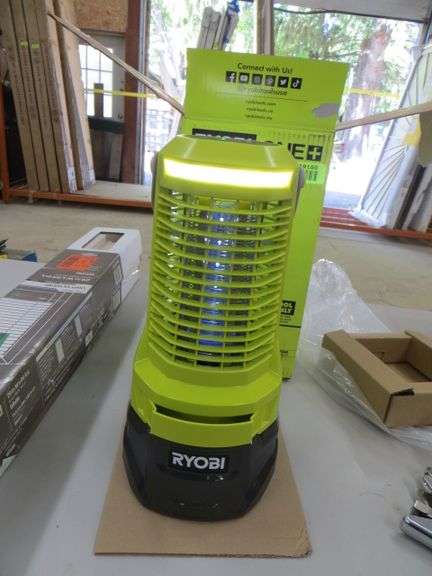 Ryobi 18v Cordless Bug Zapper Tool Only - Lambrecht Auction, Inc.