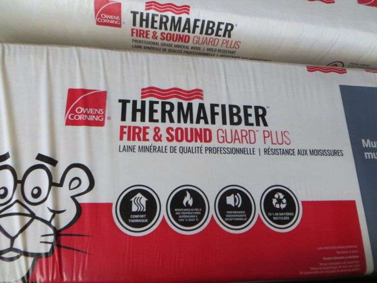 Owens Corning Thermafiber Fire & Sound Guard Plus Insulation 4x's ...