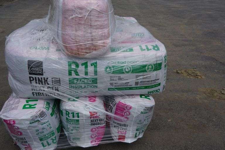 R-11 Fiberglass Bagged Insulation - Lambrecht Auction, Inc.