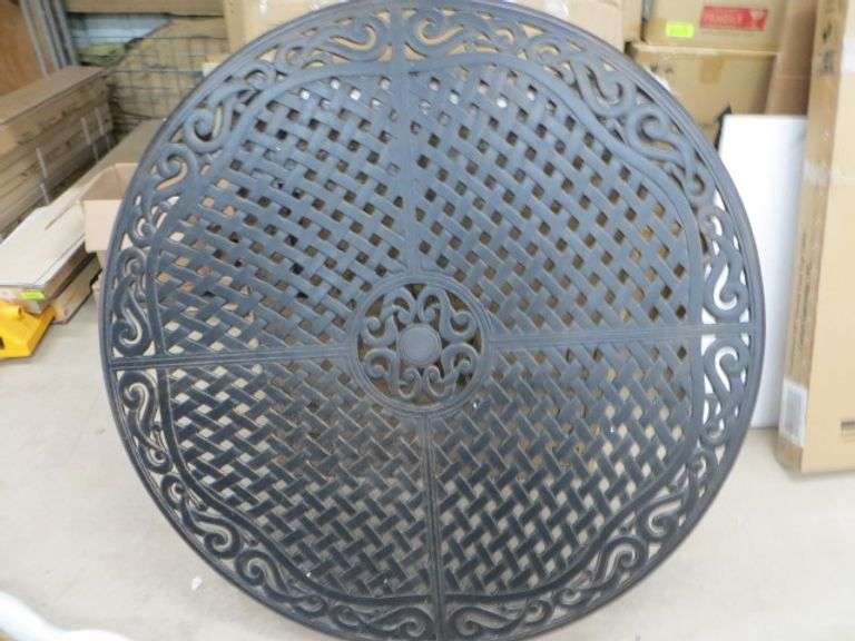 Traditions 48" Round Cast Top Table Unassembled - See Details ...