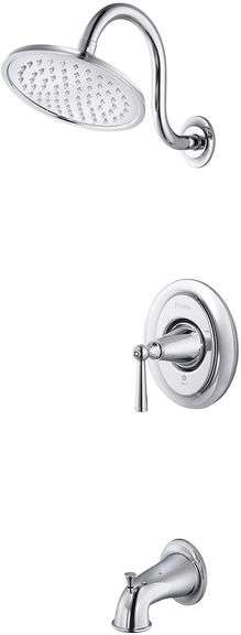 Chrome Shower Trim Kit - Lambrecht Auction, Inc.