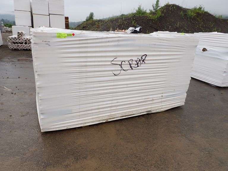 Poly Iso Sheeted Insulation, 46"x4'x8' - Lambrecht Auction, Inc.