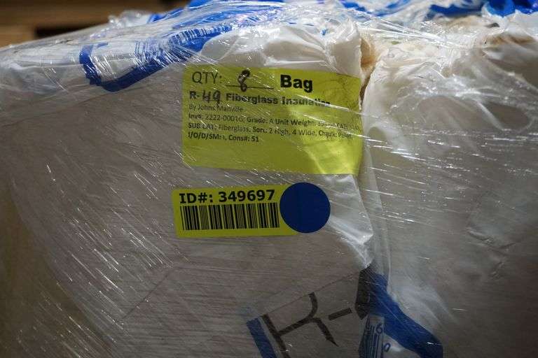 R49 Fiberglass Insulation - Lambrecht Auction, Inc.