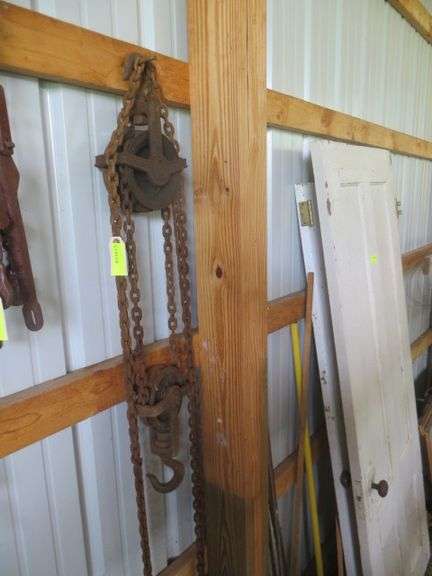 1000 lbs. Chain Falls - Lambrecht Auction, Inc.