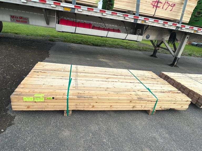 SPF Dimensional Lumber 2"x4"x8' *See Description* - Lambrecht Auction, Inc.