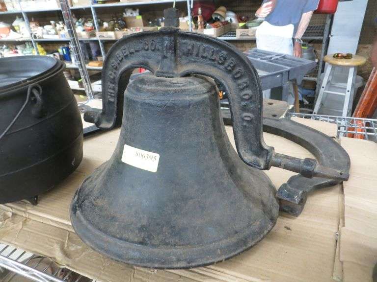 The O.S. Bell Co. Post-mount Bell - Lambrecht Auction, Inc.