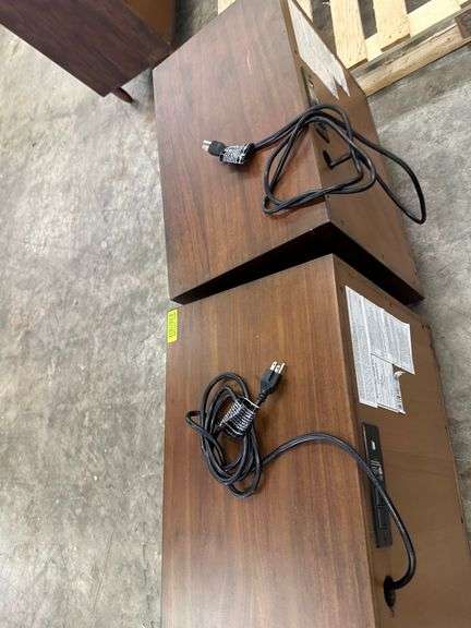 Marina Del Rey Mid-century Nightstands with Power 2xs$ - Assembled ...