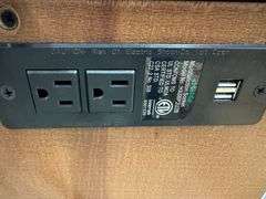 Marina Del Rey Mid-century Nightstands with Power 2xs$ - Assembled ...