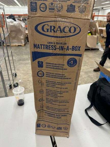 Graco Crib & Toddler Mattress In A Box - Lambrecht Auction, Inc.