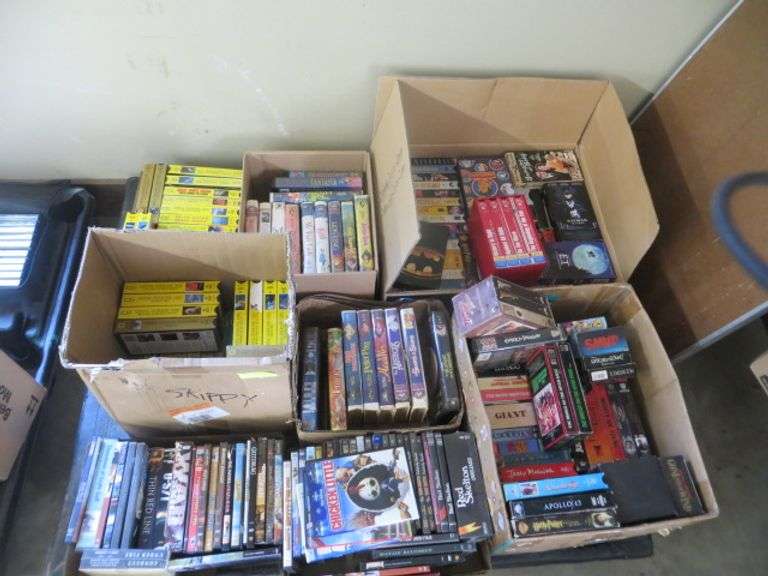 VHS and DVDs - Lambrecht Auction, Inc.