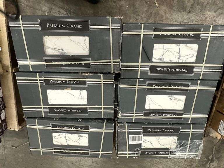 Lockson Mix 12 in. x 24 in. Glossy Ceramic Floor and Wall Tile ...