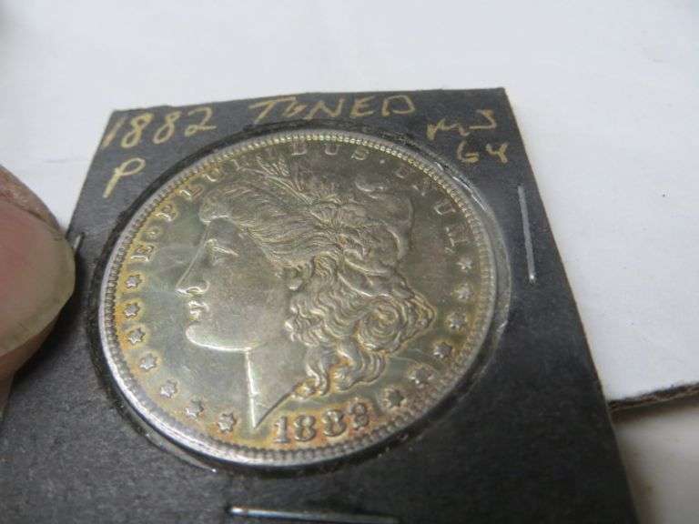 1882 Morgan Silver Dollar - Lambrecht Auction, Inc.