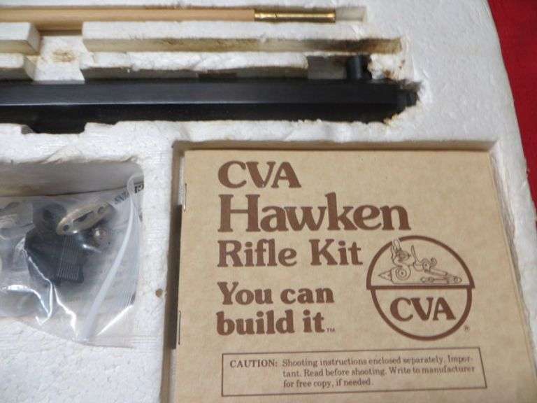 CVA - Hawken - .54 Black Powder Rifle Kit - Lambrecht Auction, Inc. CVA - Hawken - .54 Black Powder Rifle Kit - Lambrecht Auction, Inc.