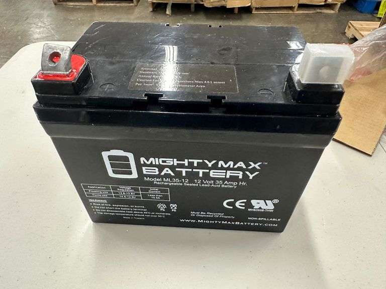 Mighty Max Battery 12V 35Ah U1 Compatible Replacement for Generac ...