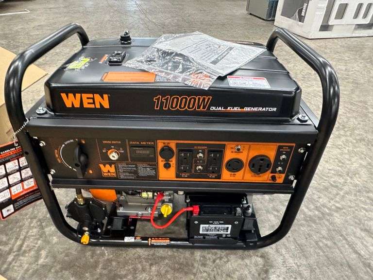 Wen 11000W Dual Fuel Generator - Lambrecht Auction, Inc.