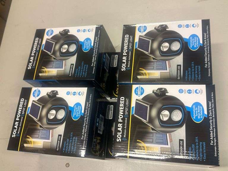 Solar Sentry Solar Powered Motion Activated Spot Light (4) - Lambrecht ...