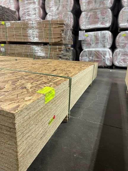 Dryguard OSB Underlayment 23/32"x48"x96" - Lambrecht Auction, Inc.