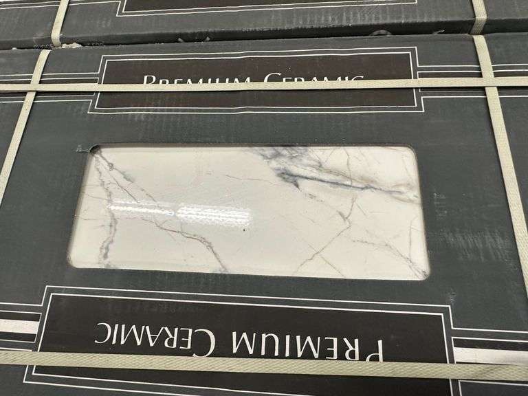 Lockson Mix 12 in. x 24 in. Glossy Ceramic Floor and Wall Tile ...