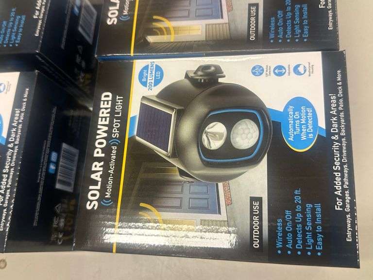 Solar Sentry Solar Powered Motion Activated Spot Light (4) - Lambrecht ...