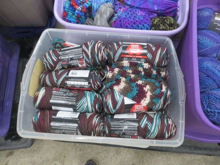 Pallet Of Yarn - Lambrecht Auction, Inc.