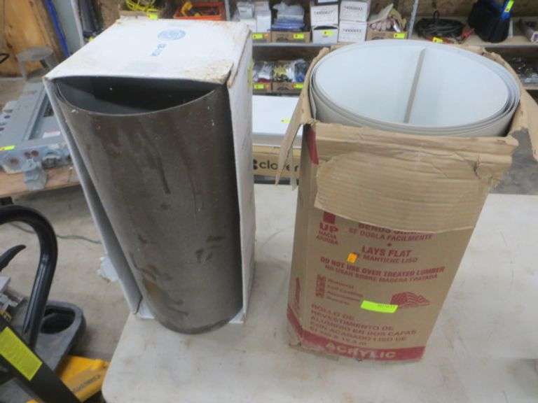 White & Brown 24" Coil Stock - see Details - Lambrecht Auction, Inc.