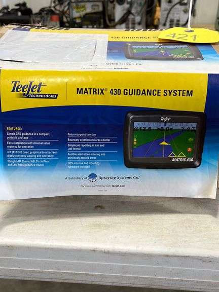 TeeJet Matrix 430 Guidance System - Langham Auctioneers