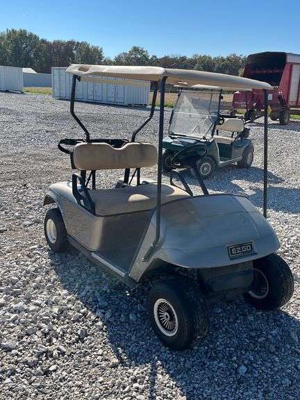 EZ GO Golf Cart SHELL ONLY - Langham Auctioneers