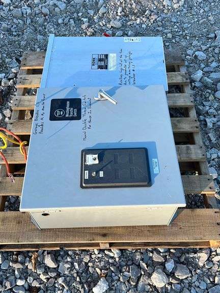 8KW Gas Generator/Switch Boxes - Langham Auctioneers