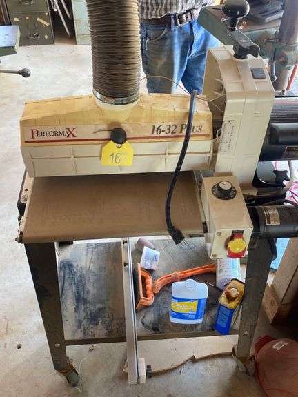 Performax 16-inch Planer Sander - Langham Auctioneers