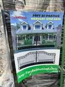 20’ Bi-Parting Wrought Iron Gate - Langham Auctioneers