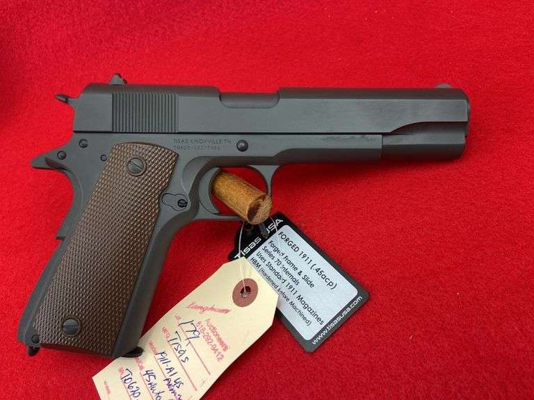 Tisas 1911-A1 U.S. Army 45 Auto - Langham Auctioneers