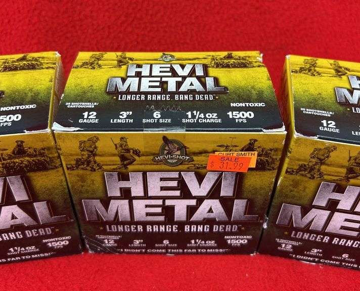 Hevi-Shot Hevi Metal 12 Ga Shotgun Shells - Langham Auctioneers