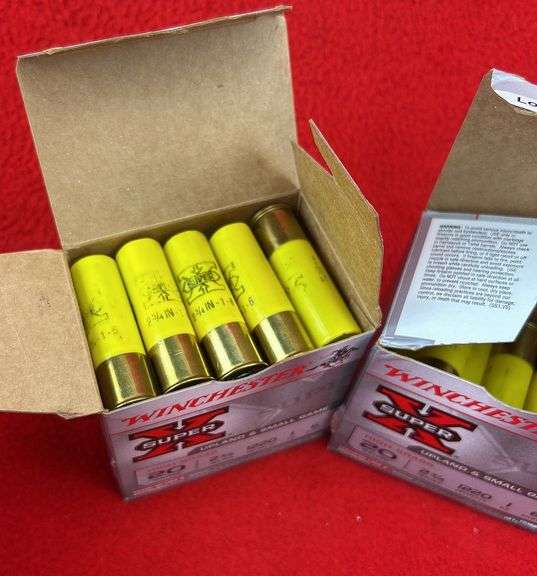 Winchester Super X 20 Ga Shotgun Shells - Langham Auctioneers