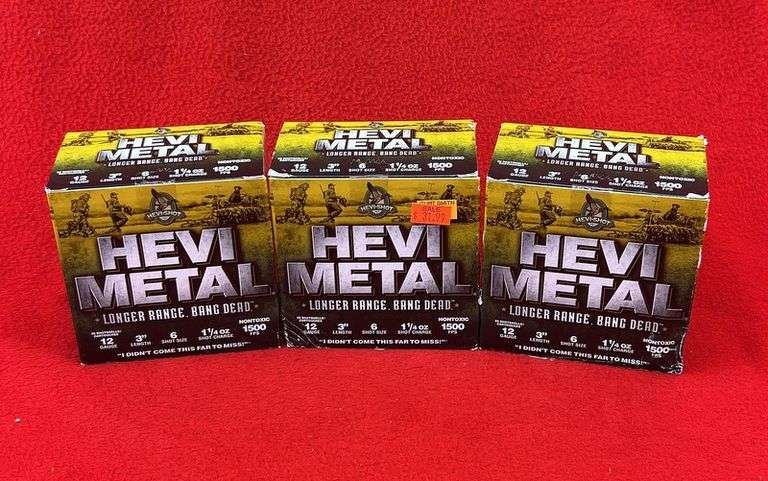 Hevi-Shot Hevi Metal 12 Ga Shotgun Shells - Langham Auctioneers