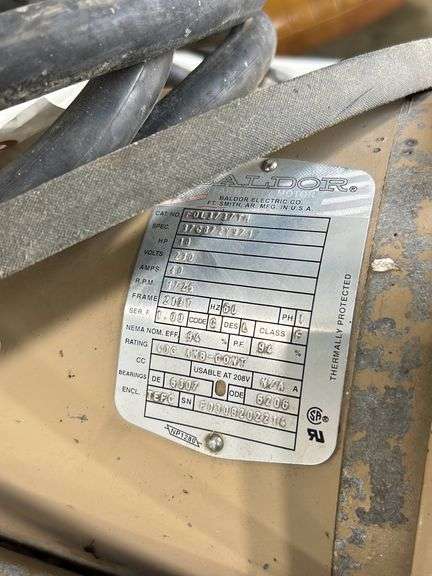 Baldor 7.5 Hp Motor 213t Frame Single Phase