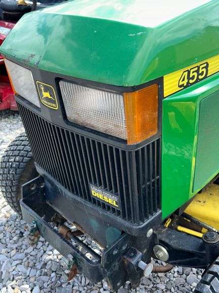 John Deere 455 Riding Mower - Langham Auctioneers