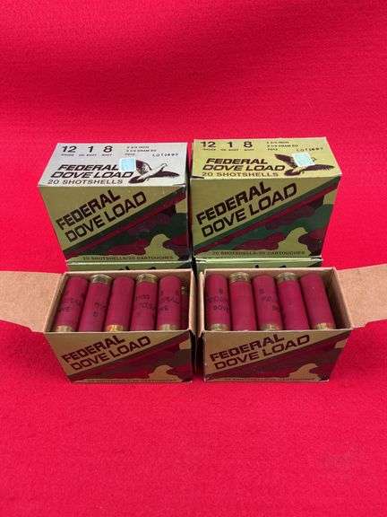 Federal Dove Load 12 Ga Shotgun Shells - Langham Auctioneers
