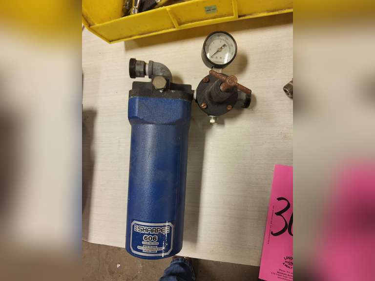 Sharpe 606 compressed air filter - Lindsay Auctions & Realty LLC