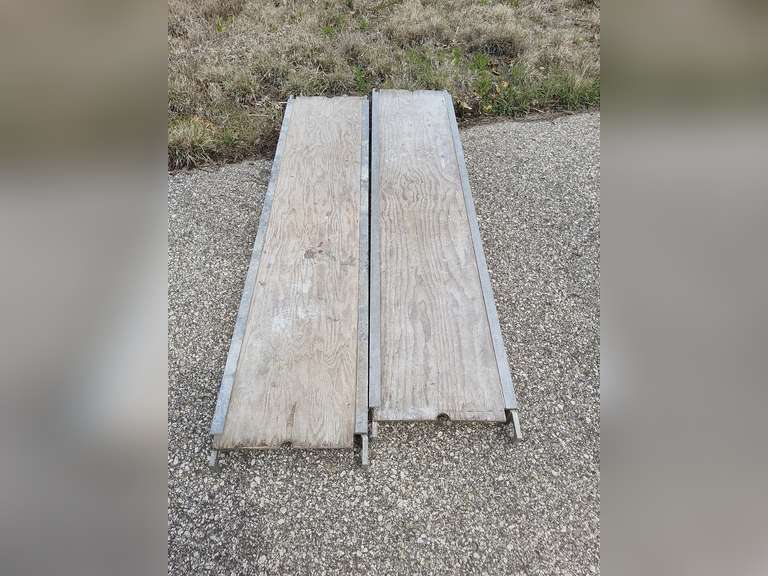 2 walk boards Approx 81" - Lindsay Auctions & Realty LLC