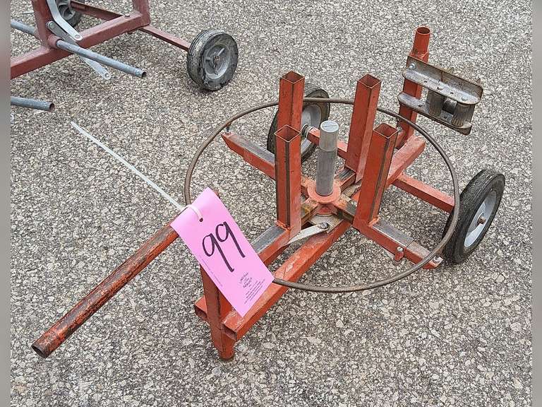 Orange wire dolly - Lindsay Auctions & Realty LLC
