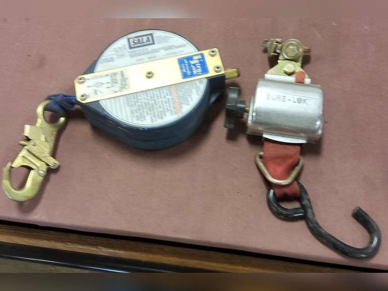 Sure-Lok ratchet strap & UltraLok self retracting lifeline - Lindsay ...