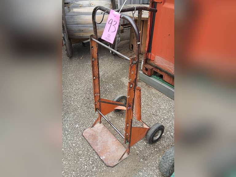 Orange wire dolly - Lindsay Auctions & Realty LLC