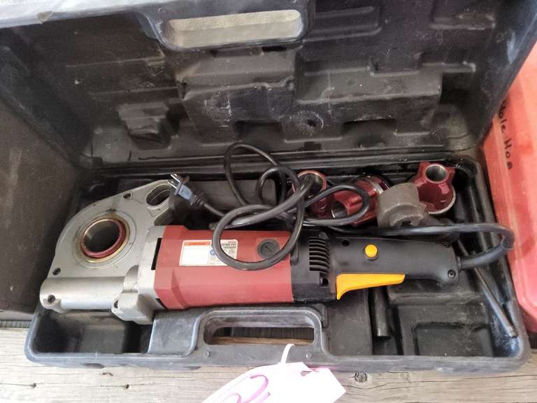 Central Machines electric hand held threader w/ case WORKS - Lindsay ...