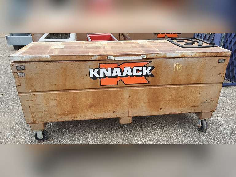 Knaack job box on whls approx 72" x 24" x 34" - Lindsay Auctions ...